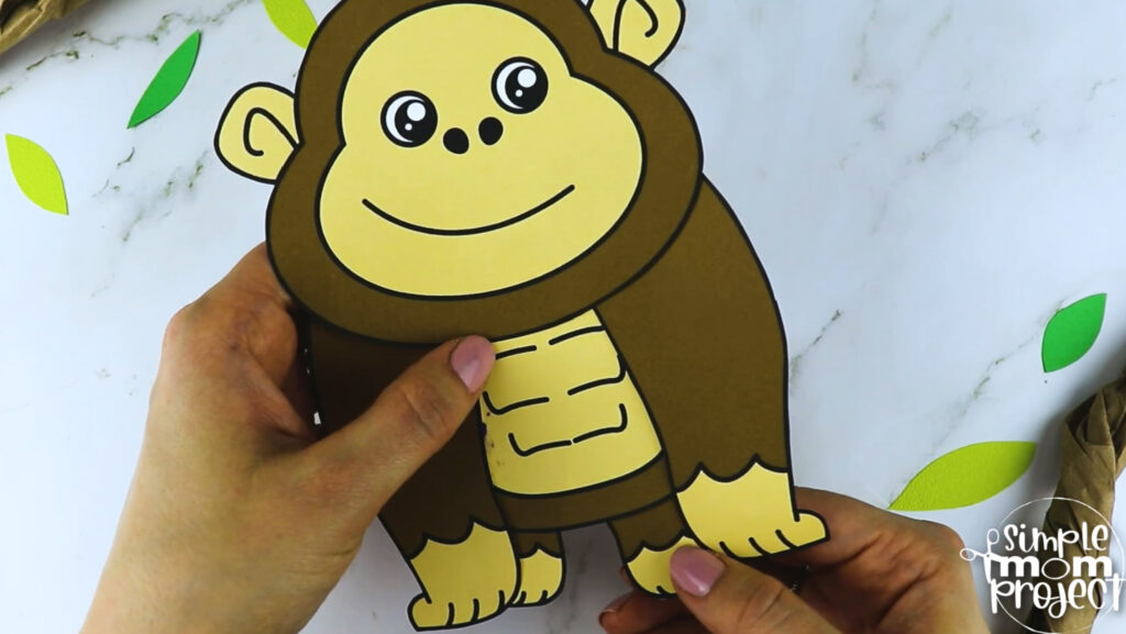 Printable Gorilla Craft Template – Simple Mom Project