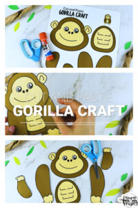 Printable Gorilla Craft Template – Simple Mom Project