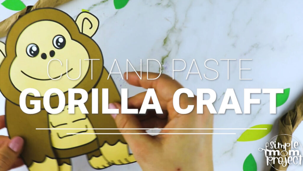 Printable Gorilla Craft Template – Simple Mom Project