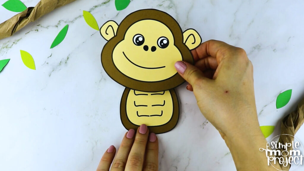 Printable Gorilla Craft Template – Simple Mom Project