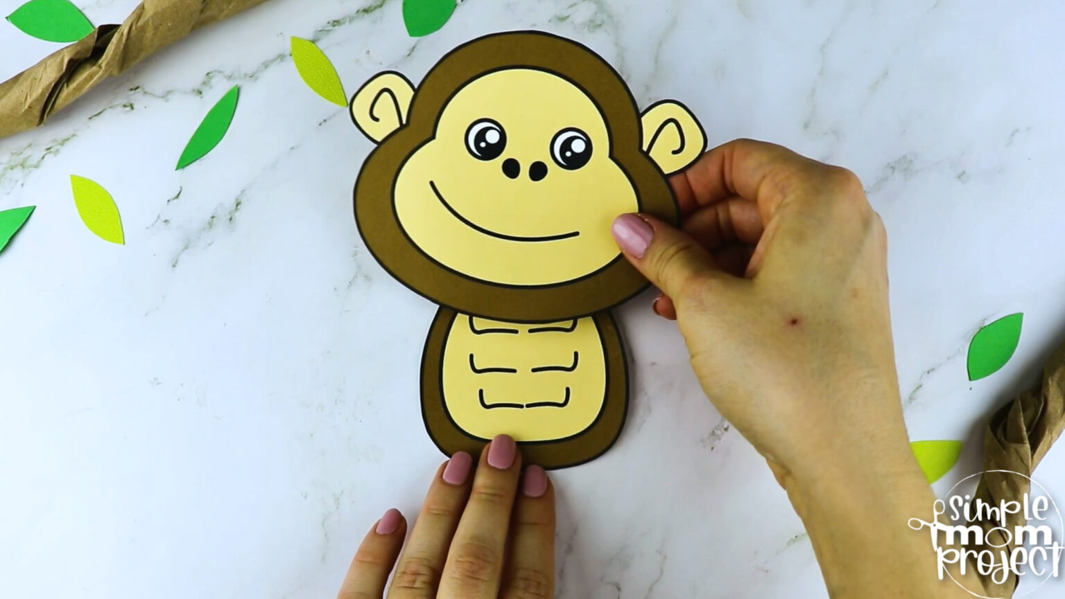 Printable Gorilla Craft Template – Simple Mom Project