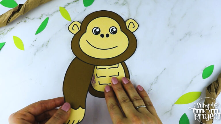 Printable Gorilla Craft Template – Simple Mom Project