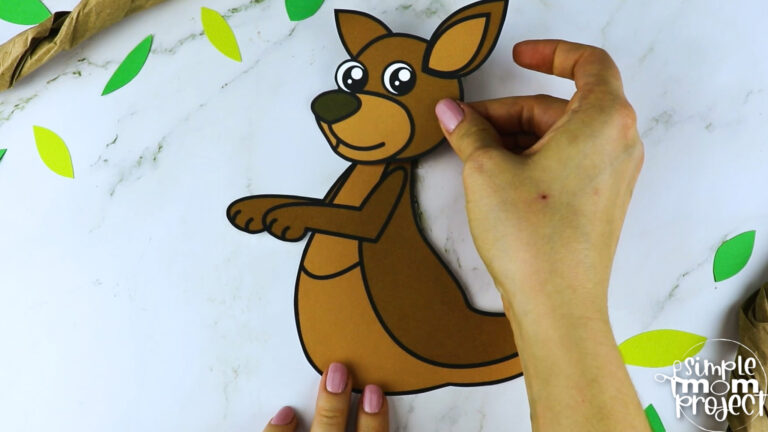 Printable Kangaroo Craft Template – Simple Mom Project