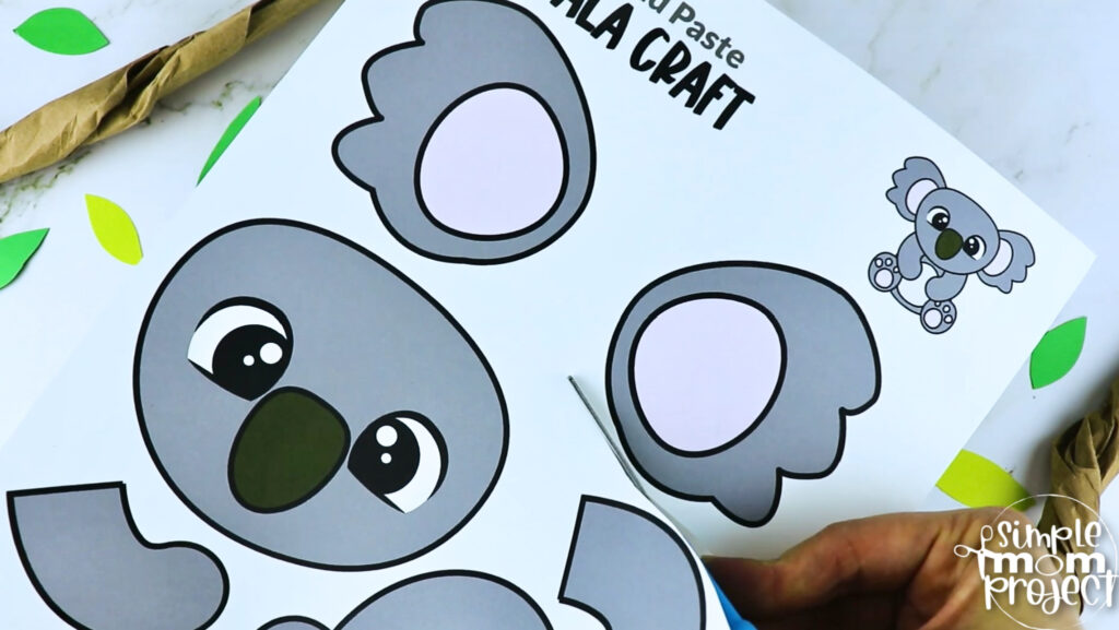 Printable Koala Craft Template – Simple Mom Project