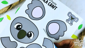 Printable Koala Craft Template – Simple Mom Project