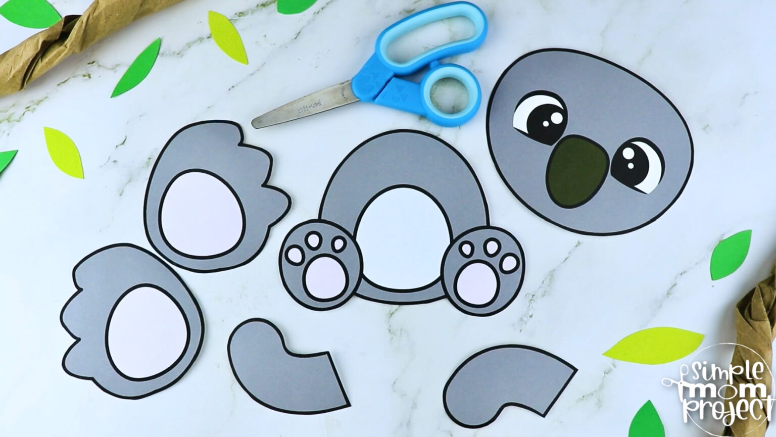 Printable Koala Craft Template – Simple Mom Project