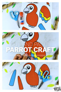 Printable Macaw Parrot Craft Template – Simple Mom Project