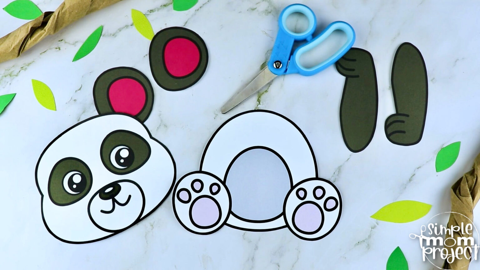 Printable Panda Bear Craft Template – Simple Mom Project