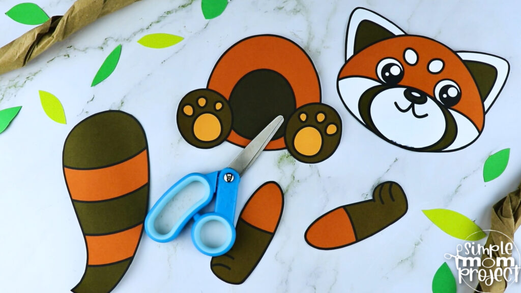Printable Red Panda Craft Template – Simple Mom Project