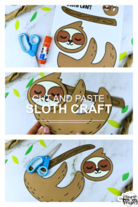 Printable Sloth Craft Template – Simple Mom Project