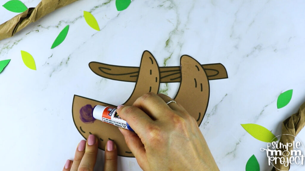 Printable Sloth Craft Template – Simple Mom Project