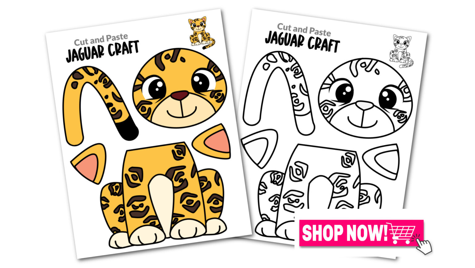 Printable Jaguar Craft Template – Simple Mom Project