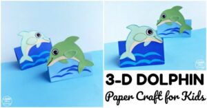 20+ Delightful Printable Dolphin Paper Crafts for Kids – Simple Mom Project