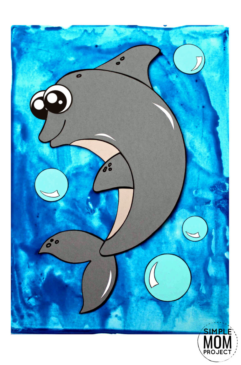 20+ Delightful Printable Dolphin Paper Crafts for Kids – Simple Mom Project