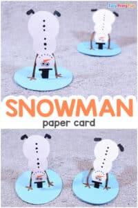 50+ Printable Snowman Craft with Free Templates for Kids – Simple Mom ...
