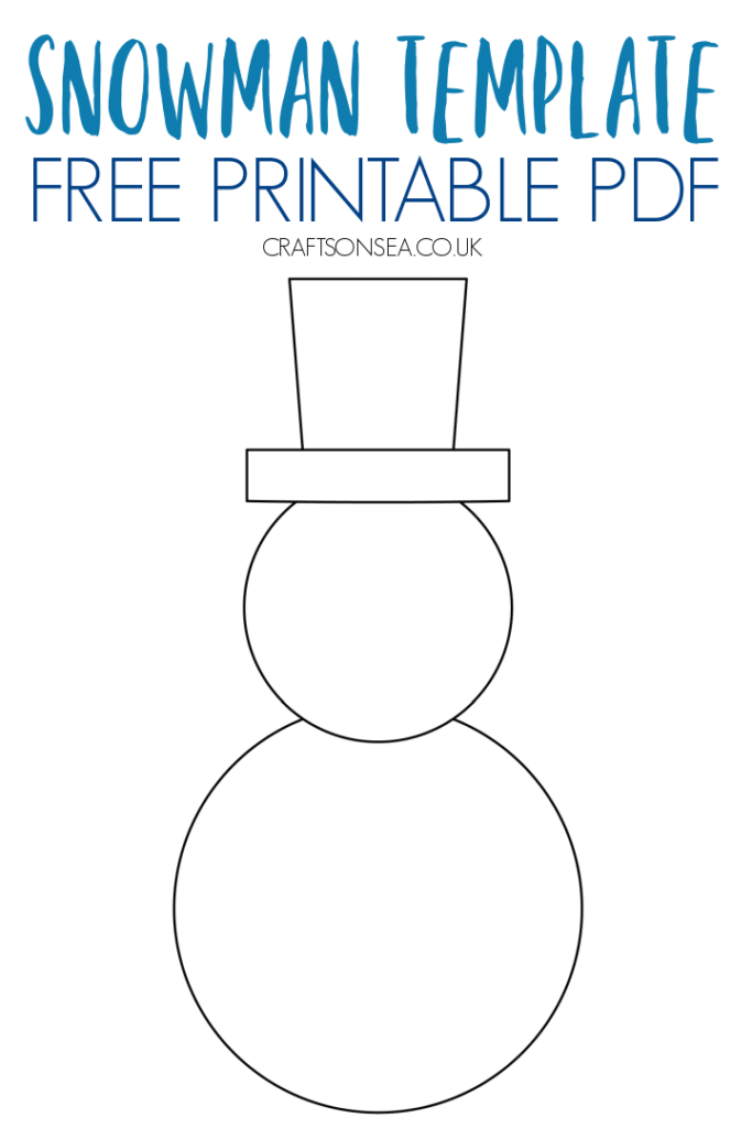 50+ Printable Snowman Craft with Free Templates for Kids – Simple Mom ...