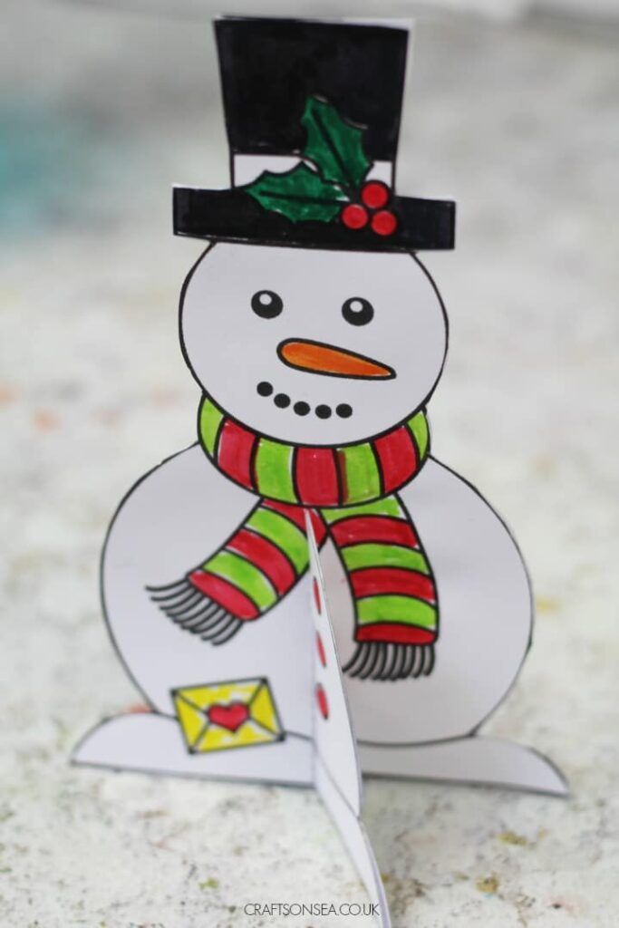 50+ Printable Snowman Craft with Free Templates for Kids – Simple Mom ...