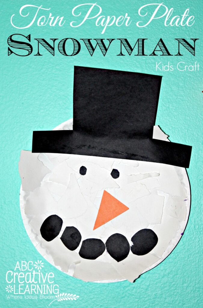 15 Easy Winter Snowman Paper Plate Crafts for Kids – Simple Mom Project