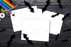 Free Printable Bat Stencil Template for Crafts – Simple Mom Project