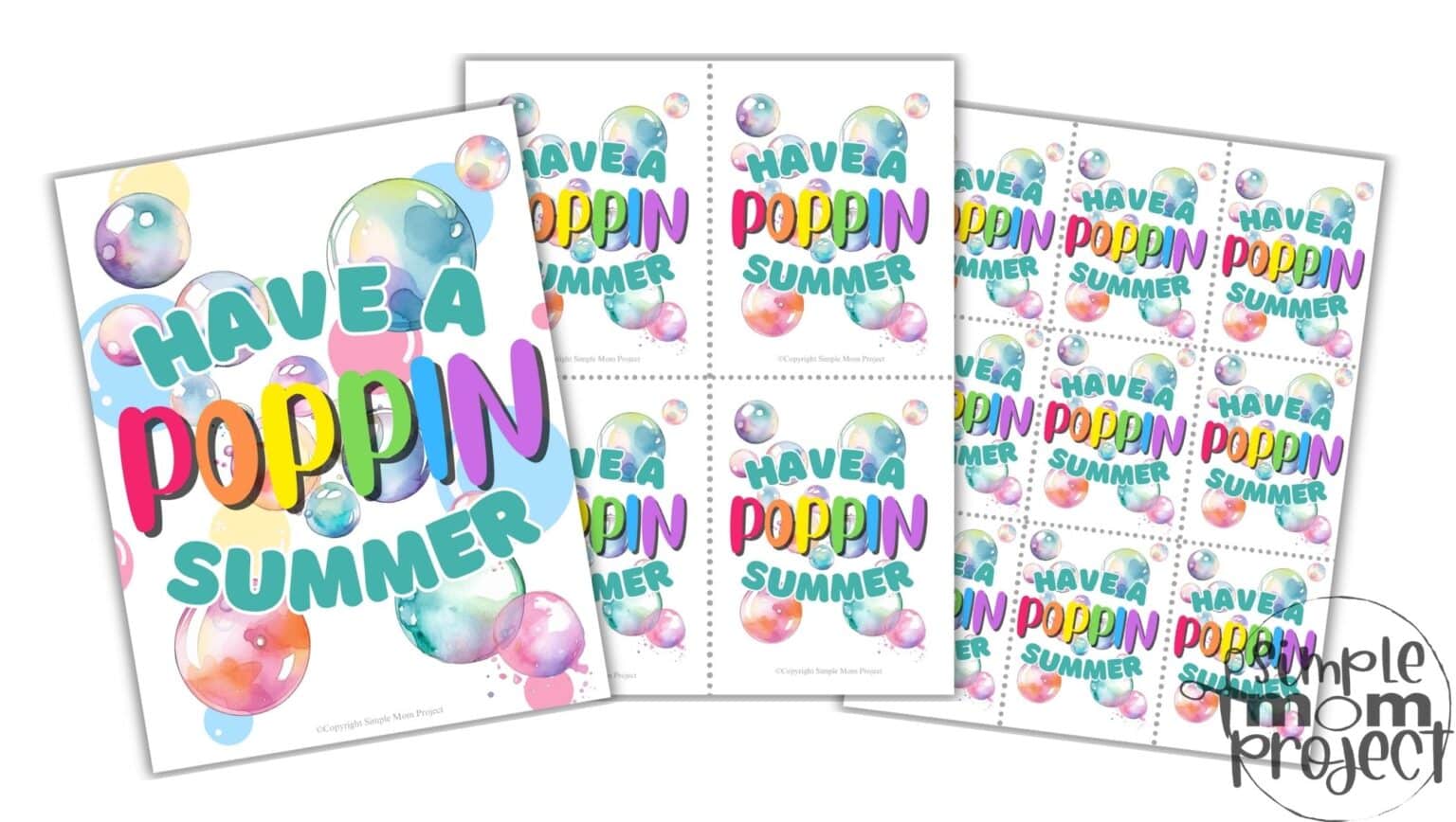 Have A Poppin Summer Day Free Printable Template - Simple Mom Project