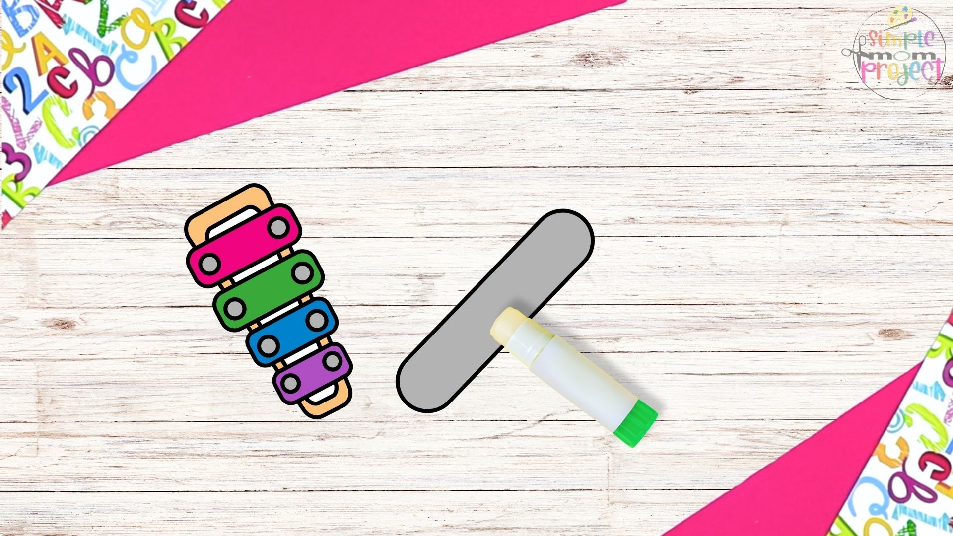 Free Printable Lowercase Letter x for Xylophone Craft – Simple Mom Project