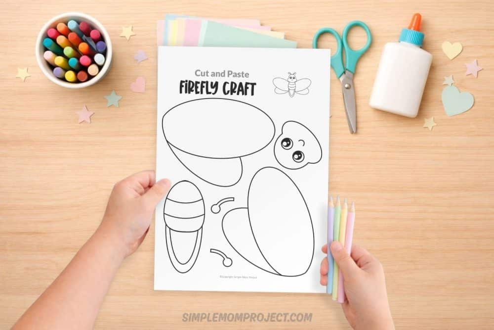 Free Firefly Craft Template for Kids (Fun Cut and Paste Activity ...