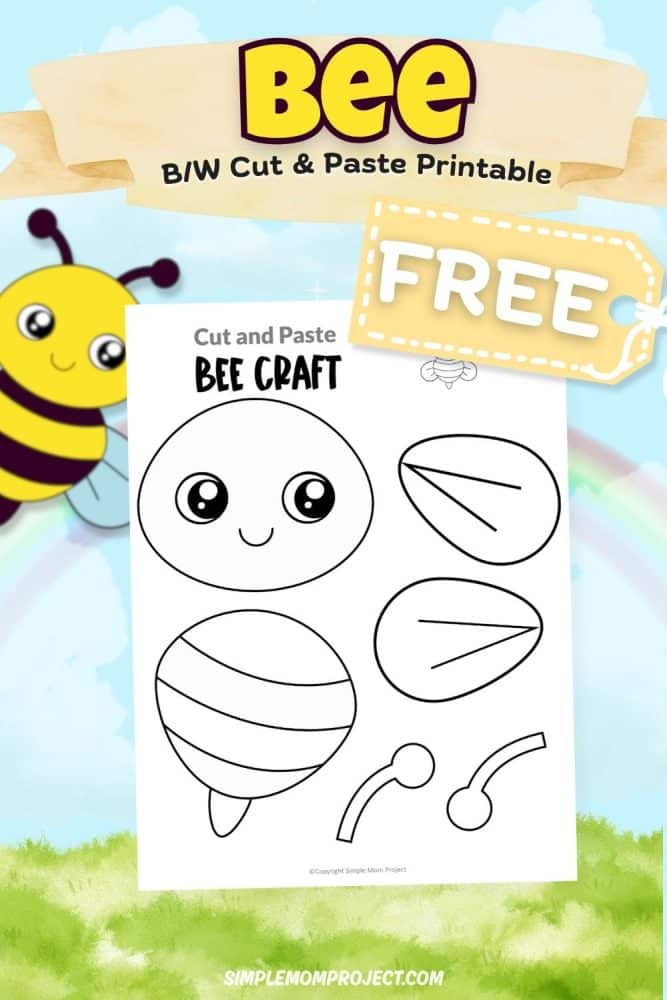 Free Printable Bumble Bee Cut-Outs (Easy Activity for Kids) - Simple ...