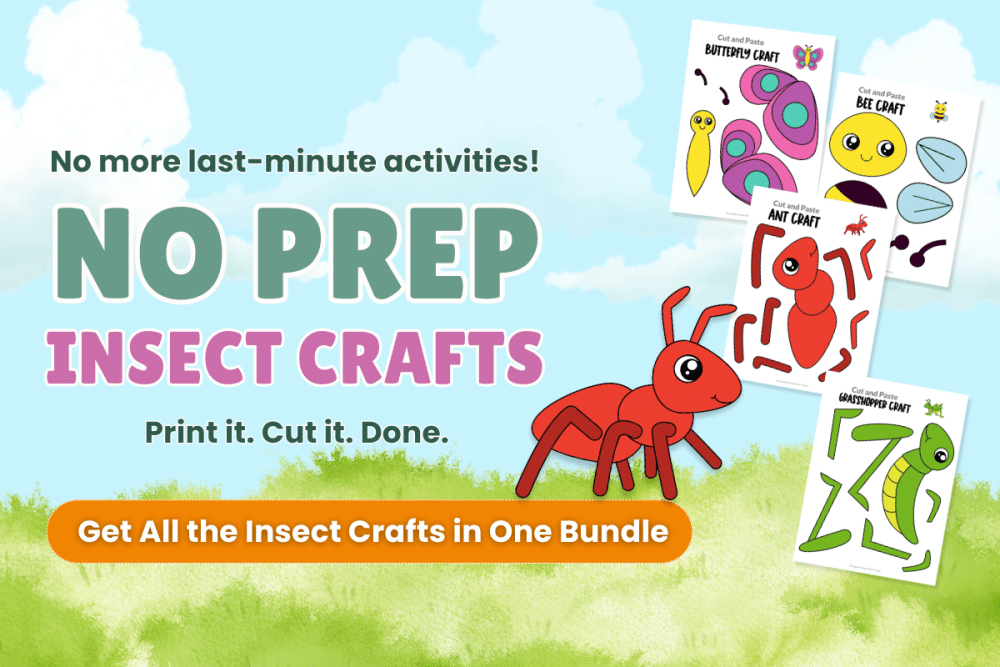 Free Printable Ant Craft (Simple Bug Activity for Kids) - Simple Mom ...