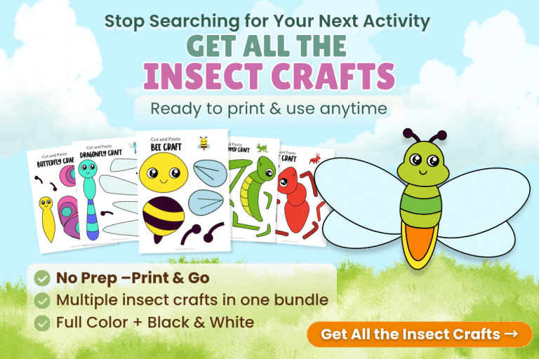 Free Firefly Craft Template for Kids (Fun Cut and Paste Activity ...