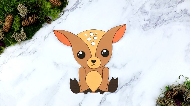 Woodland Animal Crafts for Kids | Build-a-Deer Free Printable Template