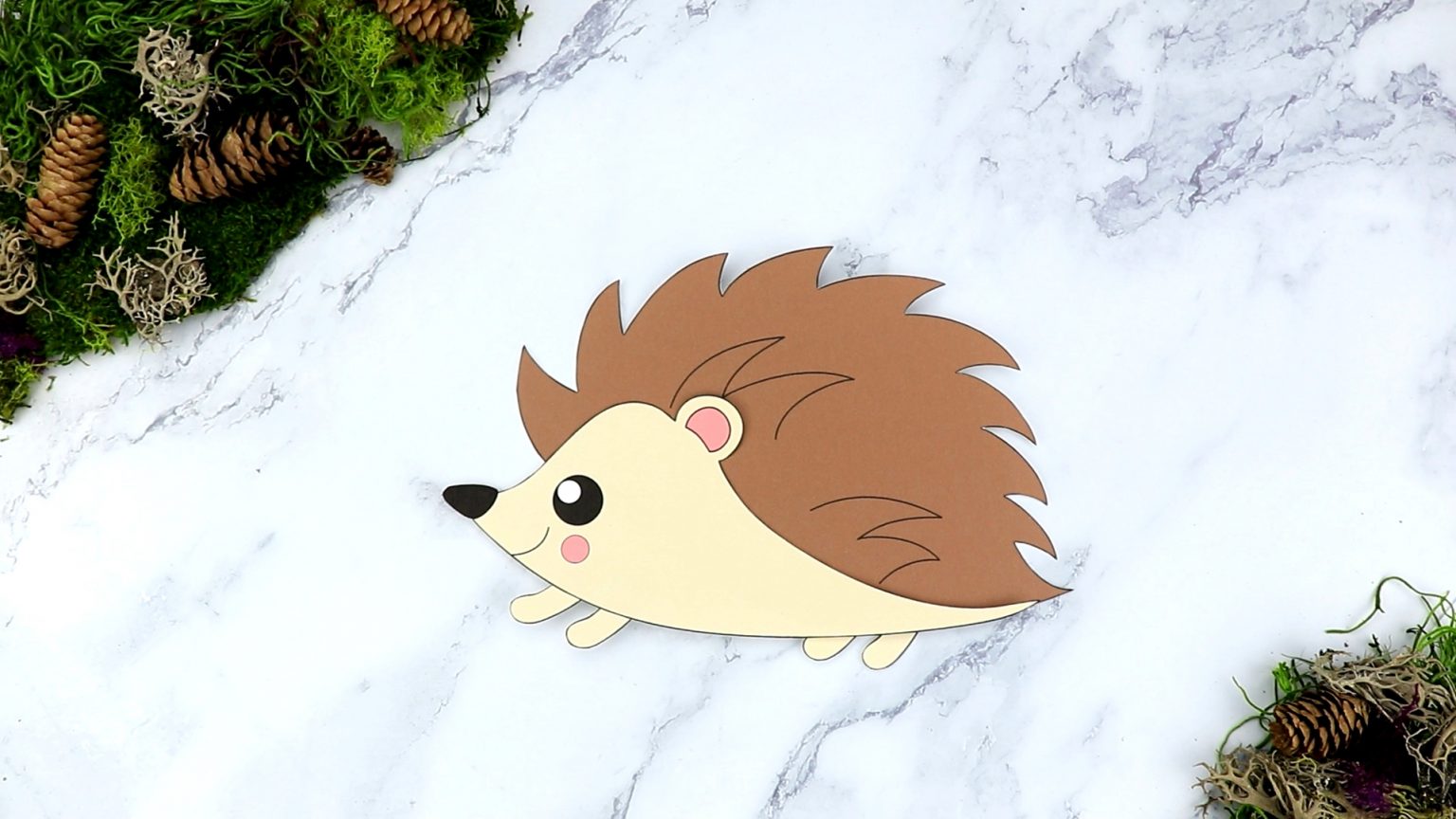 Free Printable Hedgehog Craft for Kids (Easy Cut & Paste)