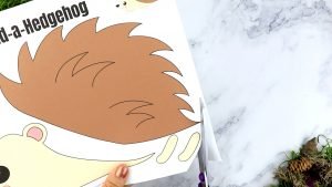 Free Printable Hedgehog Craft for Kids (Easy Cut & Paste)