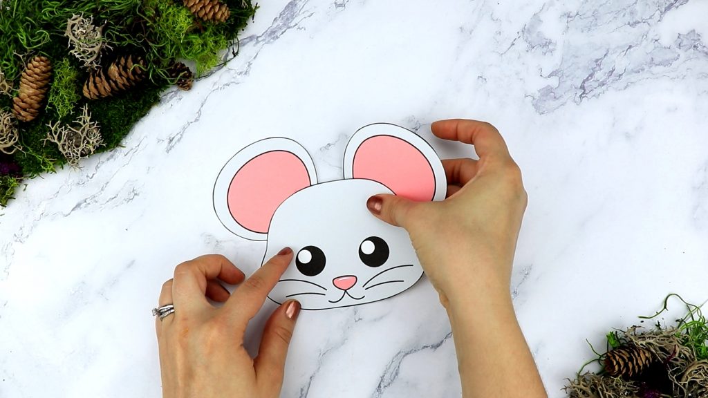 Free Printable Woodland Mouse Craft for Kids (Cut & Paste Template)