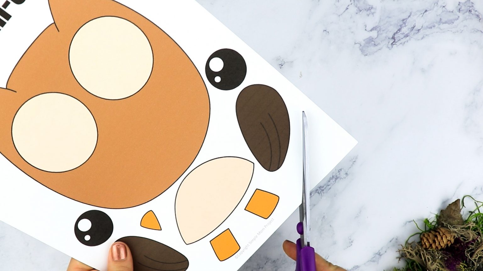 Free Printable Owl Craft for Kids – Easy Cut and Paste Template