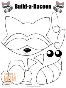 Free Printable Forest Raccoon Craft for Kids – Simple Mom Project