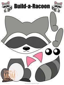 Free Printable Forest Raccoon Craft for Kids – Simple Mom Project