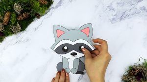 Free Printable Raccoon Craft for Kids | Woodland Animal Template ...