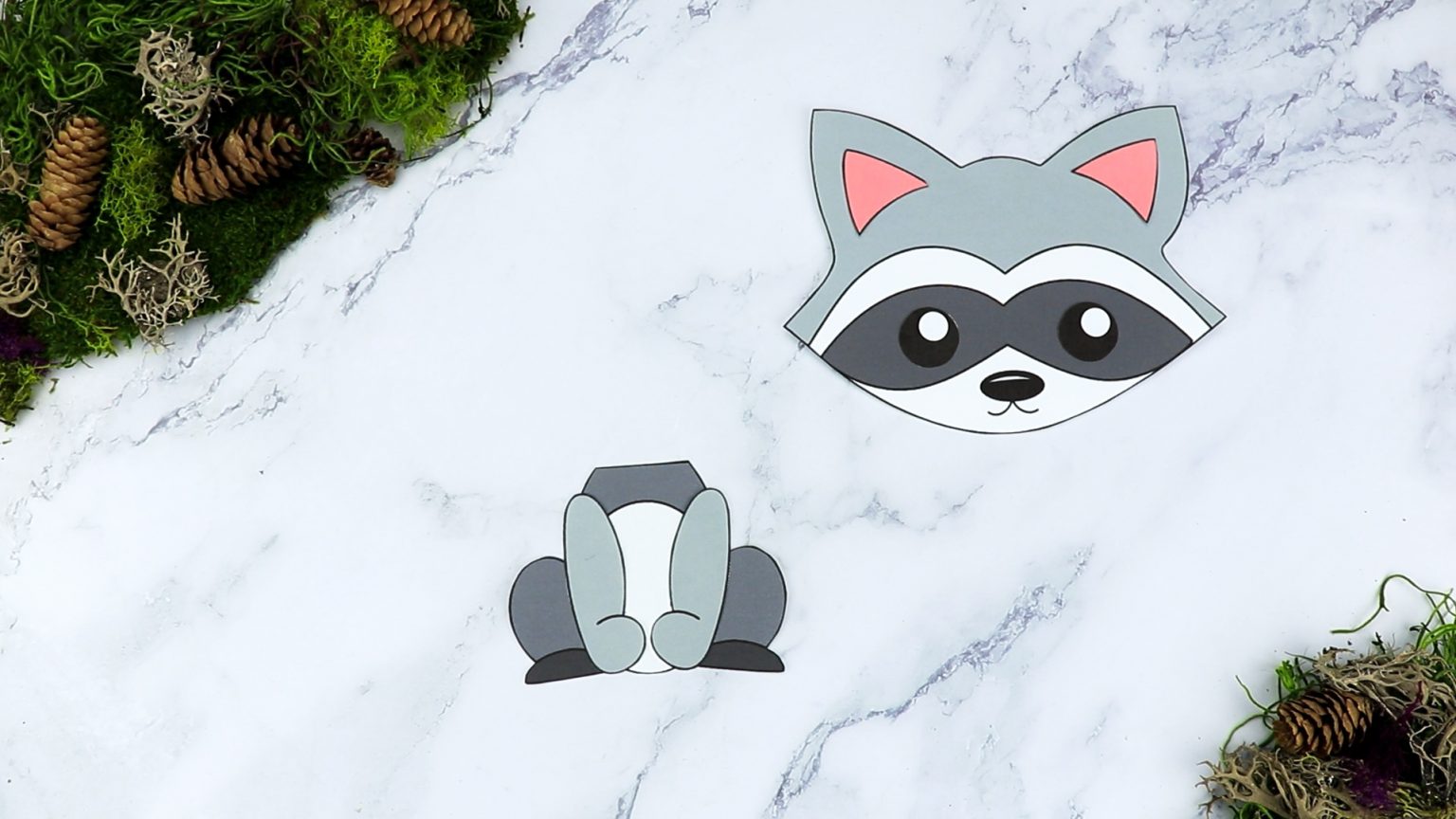 Free Printable Raccoon Craft for Kids | Woodland Animal Template ...