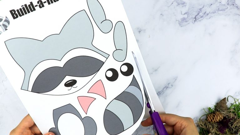 Free Printable Raccoon Craft for Kids | Woodland Animal Template ...