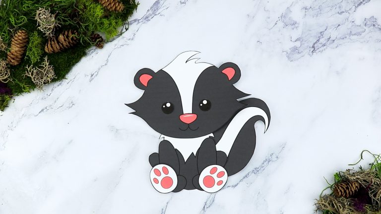 Printable Skunk Craft for Kids | Woodland Animal Letter S Activity