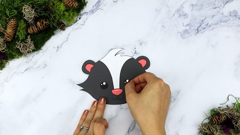 Printable Skunk Craft for Kids | Woodland Animal Letter S Activity
