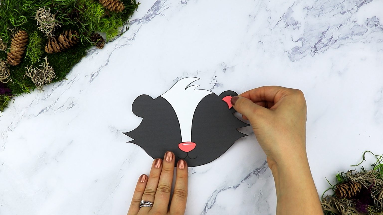 Printable Skunk Craft for Kids | Woodland Animal Letter S Activity