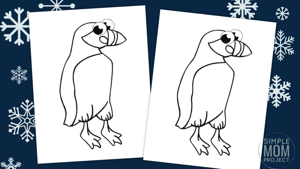 Free Printable Puffin Template - Simple Mom Project