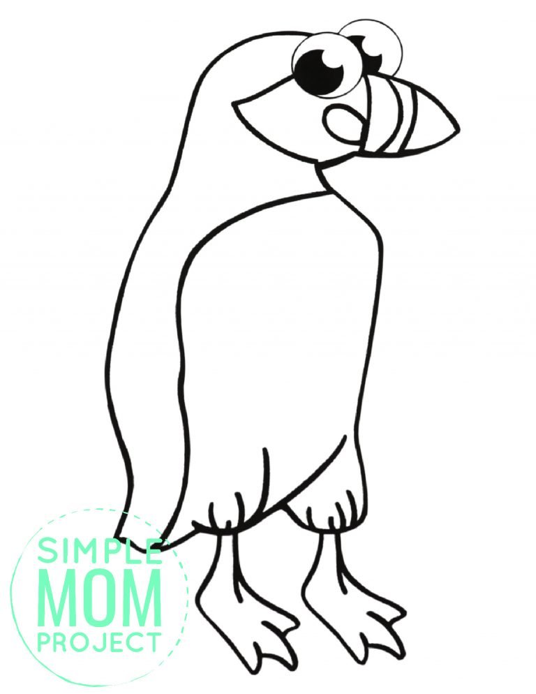 Free Printable Puffin Template - Simple Mom Project