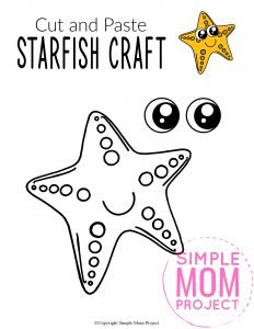 Easy DiY Starfish Craft for Kids with Free Template – Simple Mom Project
