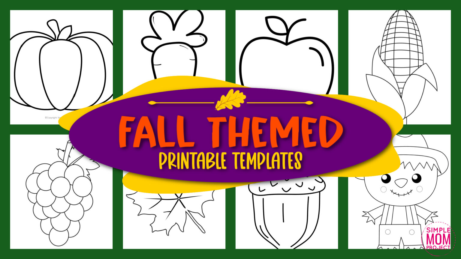 Printable Fall and Autumn Templates - Simple Mom Project