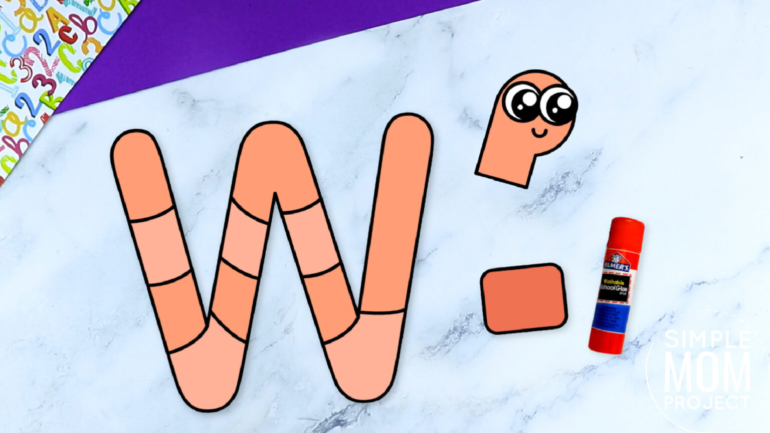 Free Printable Letter W Craft Template - Simple Mom Project