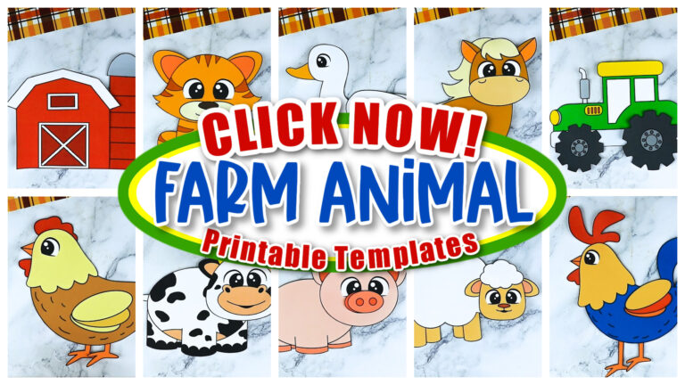 Free Printable Chicken Craft Template – Simple Mom Project