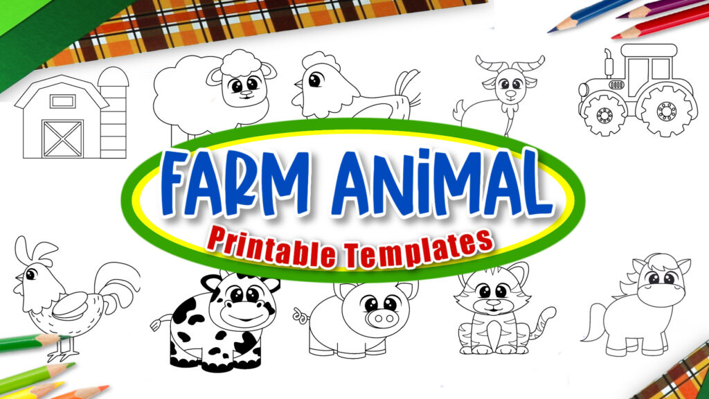 Printable Farm Animal Templates - Simple Mom Project